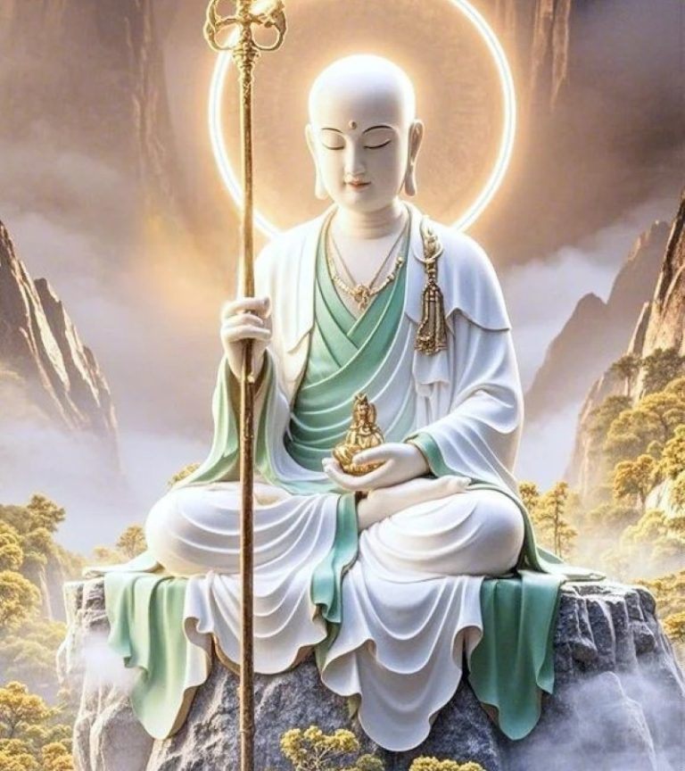 Chiêm ngưỡng 99+ ảnh Địa Tạng Vương Bồ Tát ngồi đài sen