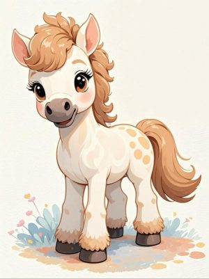 Chia sẻ 99+ ảnh ngựa chibi đẹp, cute và cực ngộ nghĩnh